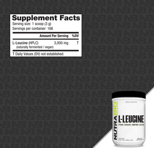 NutraBio Leucine | Nutrishop Boca