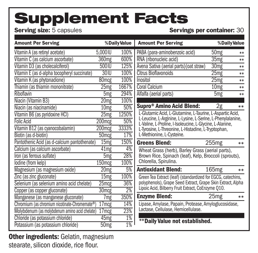 NATURE'S FUEL™ CAPSULES | Nutrishop Boca